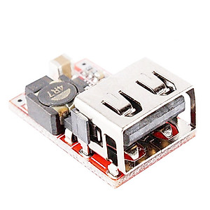 HiLetgo 5pcs DC-DC Buck Step Down Module 6-20V 12V/20V to 5V 3A USB Charger Module