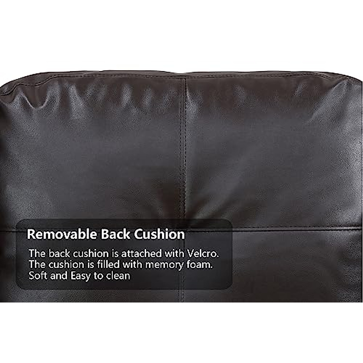 SIENWIEY Sectional Sofa Set, L-Shape Faux Leather Couch Living Room Sofa Set with Chaise Using for Living Room Furniture(Brown,Facing Right Chaise)