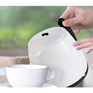 Handy Gourmet Microwave Tea Kettle Hot Water Boiler Pot - BPA Free, 28 oz.
