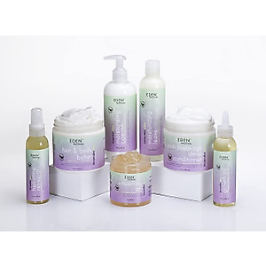 EDEN BodyWorks Lavender Aloe Hydrating Cowash Cleansing Conditioner for Curly Hair, Kinky & Wavy - Remove Buildup & Residue Between Shampooing - 12 oz Jar