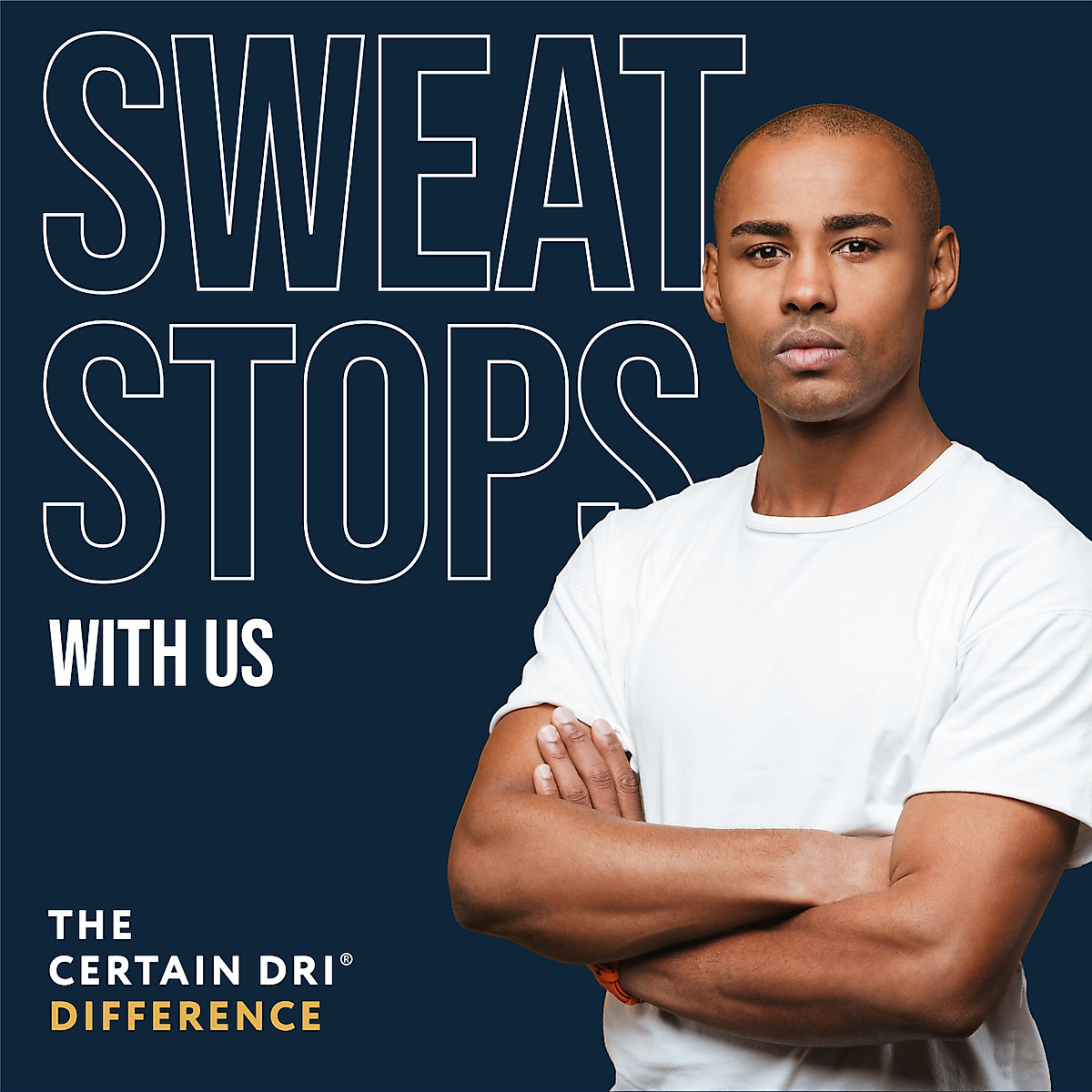 Certain Dri Extra Strength Clinical Solid Antiperspirant, Hyperhidrosis Treatment for Men & Women, Long-Lasting 72hr Protection, Effective Sweat Control, Travel Friendly, Powder Fresh Scent, 1.7oz