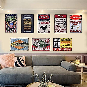 Funny Metal Tin Sign A French Bulldog House Rules Posters Tin Sign Metal Art Holiday Decoration Outdoor Indoor Sign Wall Decoration Room Decor Metal Tin Sign 8x12 inch