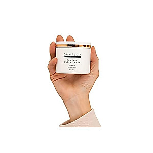 DRMTLGY Pumpkin Enzyme Face Mask with Jojoba Beads. Gentle Exfoliating Pumpkin Facial Mask for Dullness, Uneven Skin Tone, Fine Lines and Wrinkles.