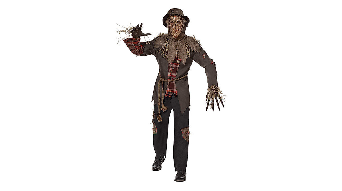 Spirit Halloween Scarecrow Costume for Adults - Multicolor