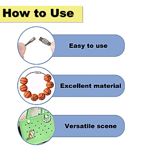 Xuvrir Bag Charms for Bogg Bag Accessories,Baseball Accessories Charm, Keychain Bag Charm For Beach Tote Backpack Diaper Bag (baseball)