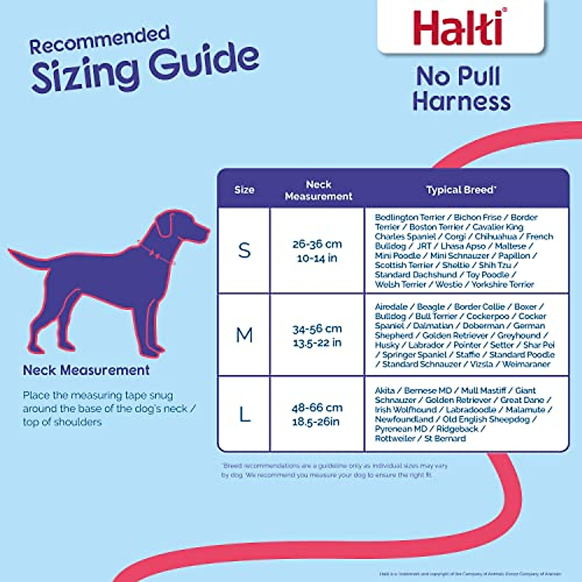 HALTI No Pull Harness Size Medium, Bestselling Professional Dog Harness to Stop Pulling on The Lead, Easy to Use, Anti-Pull Training Aid, Adjustable, Reflective and Breathable, for Medium Dogs Black