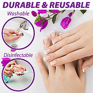 180 Grit Nail File - 3R Factory Emery Boards for Nails, Double Sided Nail Files for Natural Nails, Limas 100/180 Board Nail Files for Acrylic Nails (10pcs Pack)