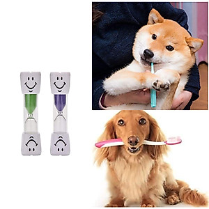 Transun Moo 7 Pack 2 Minutes Hourglass Brushing Teeth Timers Colorful Sand Timer for Kids Promote Dental Hygiene