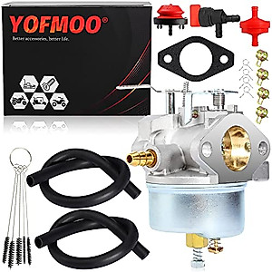 YOFMOO Adjustable Carburetor Compatible for Tecumseh 640349 640052 640054 640058 640058A HMSK80 HMSK85 HMSK90 HMSK100 HSMK110 LH318A LH358SA 8HP 9HP 10HP Snowblower Shredder Carb