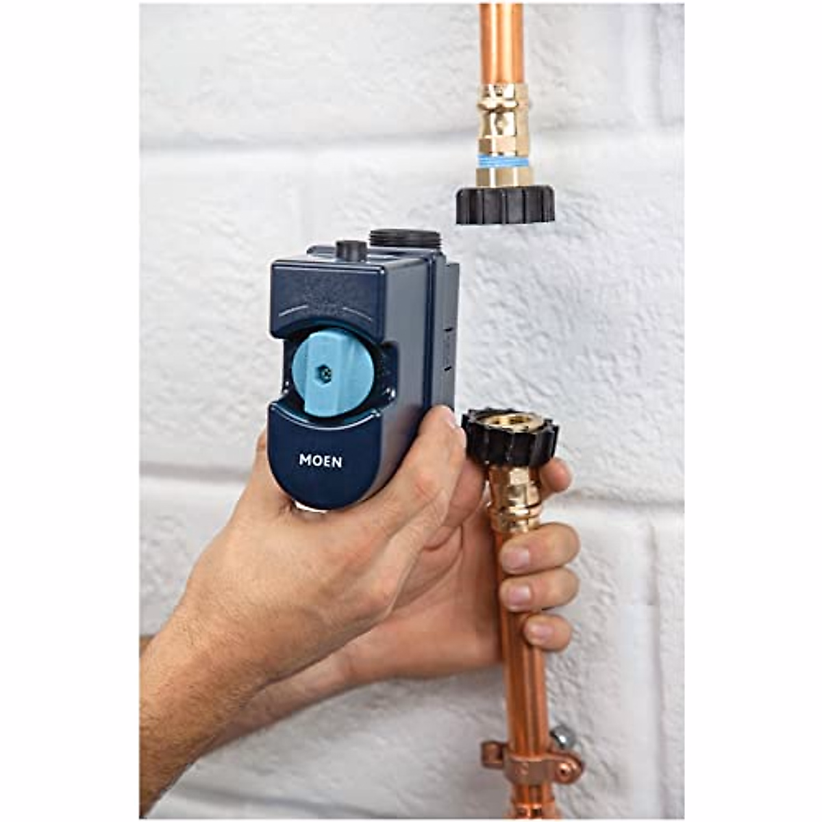 Moen 900-006 Flo Smart Water Monitor and Shutoff in 1-Inch Diameter