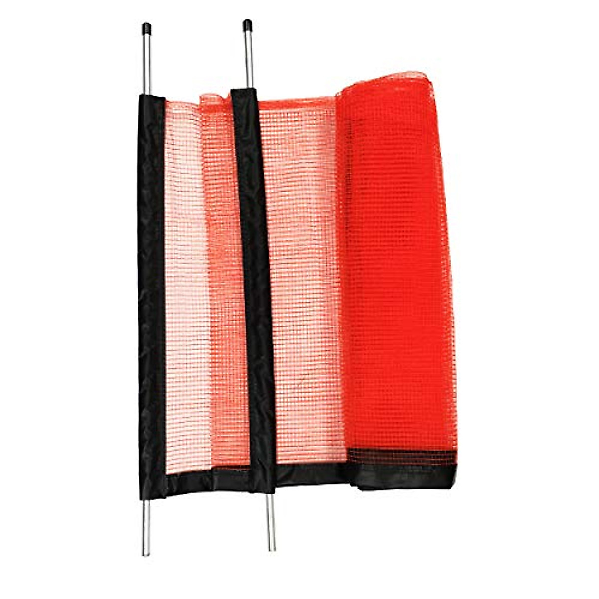 Play It Safe Driveway Net, Orange – Removable Safety Netting, Fits Driveways up to 25’ Wide, Kid Safe Barrier Net with Bright Orange Color for High Visibility, RPDN26