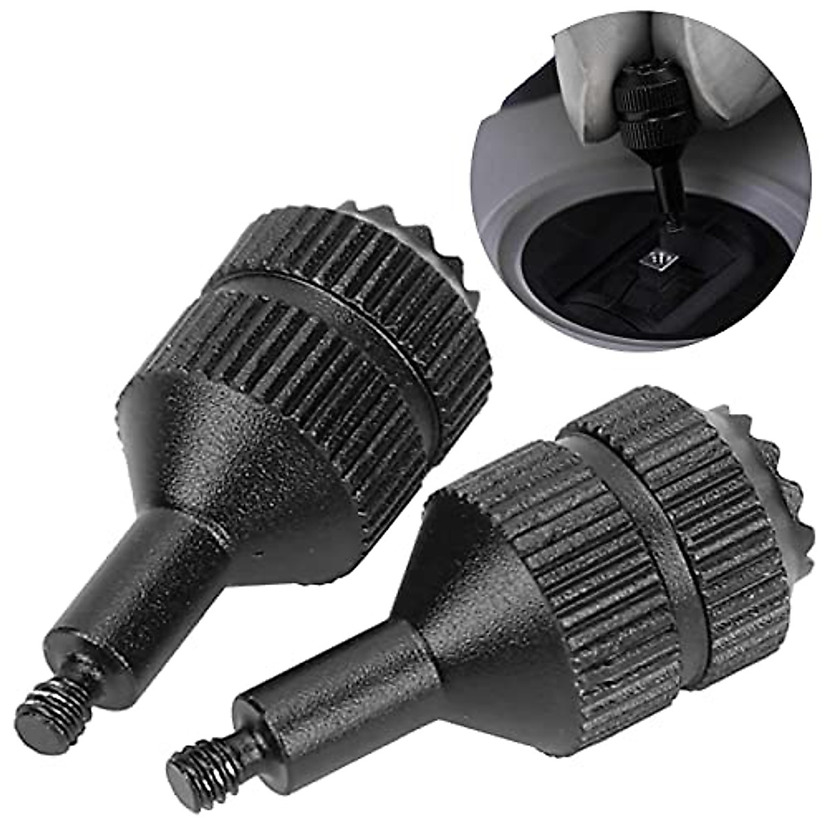 Liyeehao Aluminum Controller Joysticks, Controller Joysticks Aluminium Alloy for Metal Joystick Protector for Model Airplane Accessories(Black)