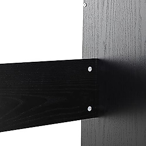 HOMCOM 69" Modern L-Shaped Tempered Glass Office Computer Desk with Elevated Monitor Stand, Rolling CPU Holder, Pull Out Keyboard Tray and Steel Frame, Black