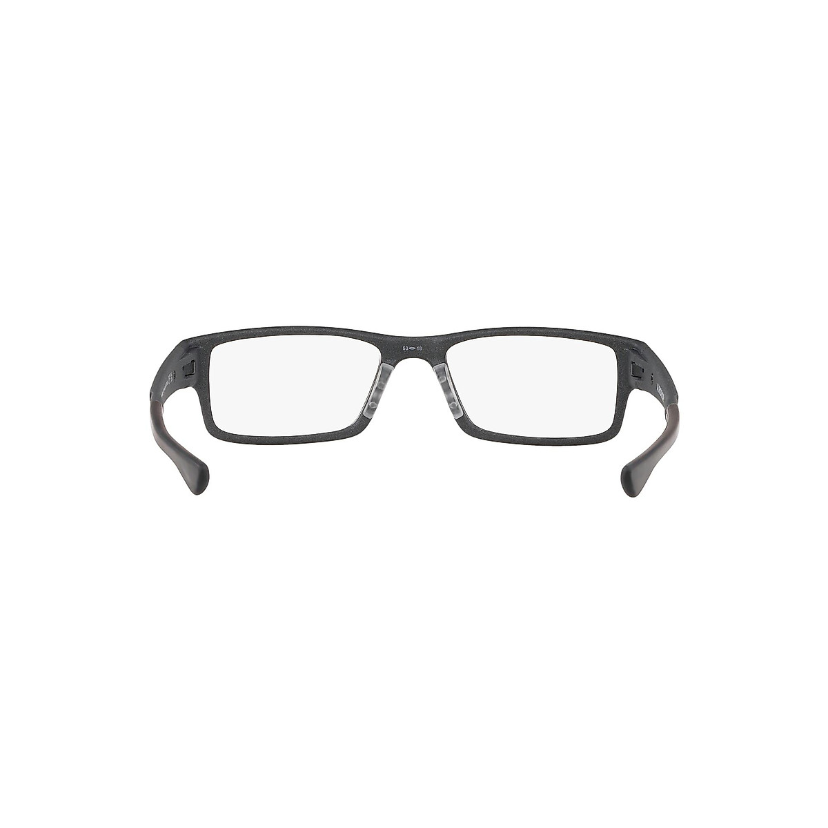 Oakley Men's Ox8046 Airdrop Rectangular Prescription Eyeglass Frames, Satin Light Steel/Demo Lens, 53 mm