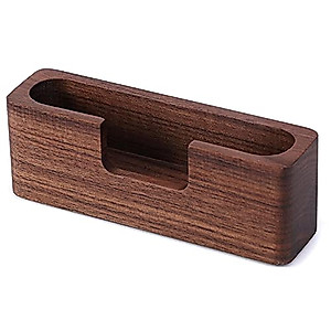 MaxGear Wood Business Cards Holder for Desk Business Card Display Holder Desktop Stand for Office, Tabletop - Rectangle