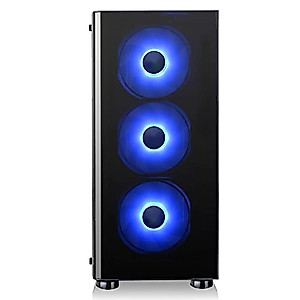 TJJ Neptune Gaming PC Desktop Computer - Intel Core i3-12100F (Beat i7-8700), NVIDIA GTX 1660 Super 6GB, 16GB DDR4 3200, 1TB SSD, VR Ready, WiFi 6E, RGB Keyboard & Mouse & Speakers, Win 11 Pro