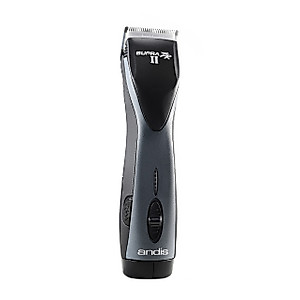 Andis Supra ZR II Cordless Ion Clipper DBLC-2 (79005) - Bundled with BeauWis Blade Brush