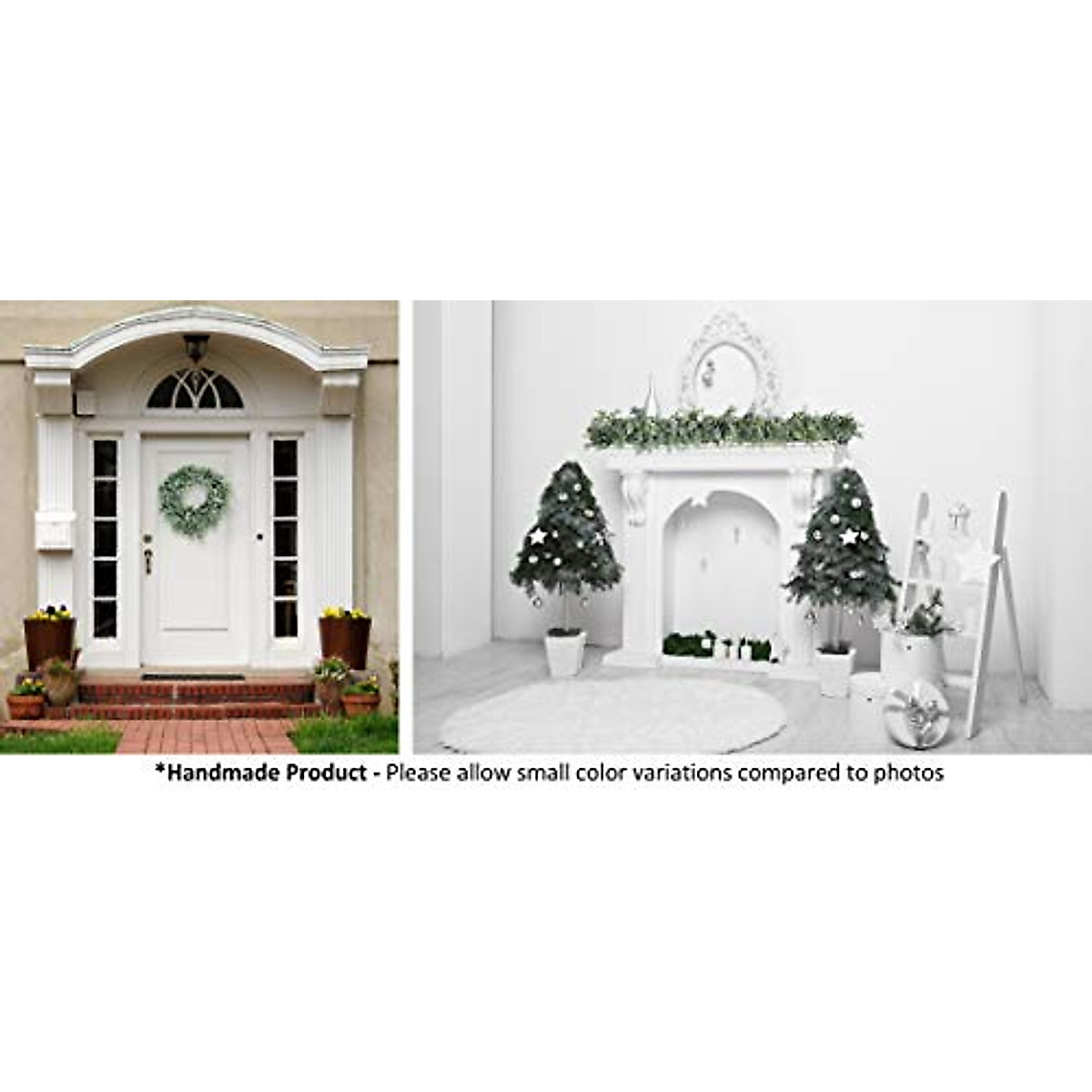 DREATIVE CO 9.2ft Eucalyptus Garland Thick - Faux Greenery Garland Leaves - Artificial Eucalyptus Vines - Eucalyptus for Wedding - Christmas Garland Home and Room Decor - Table Runner Indoor Outdoor
