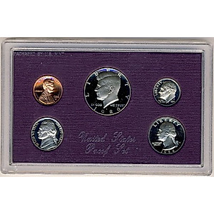 1986 S Clad Proof 5 Coin Set in Original Government Packaging Proof