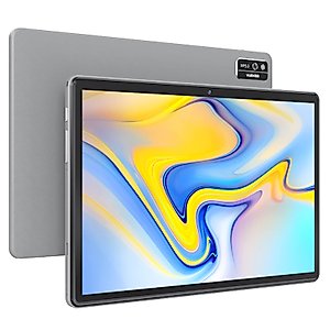 YUMKEM Tablet 10.1 inch, 4GB RAM 64GB Storage, Android 11 Go, 10 inch Android Tablets, 1280 X 800 IPS HD Display, Large Battery, Dual Camera, WiFi Only, Grey