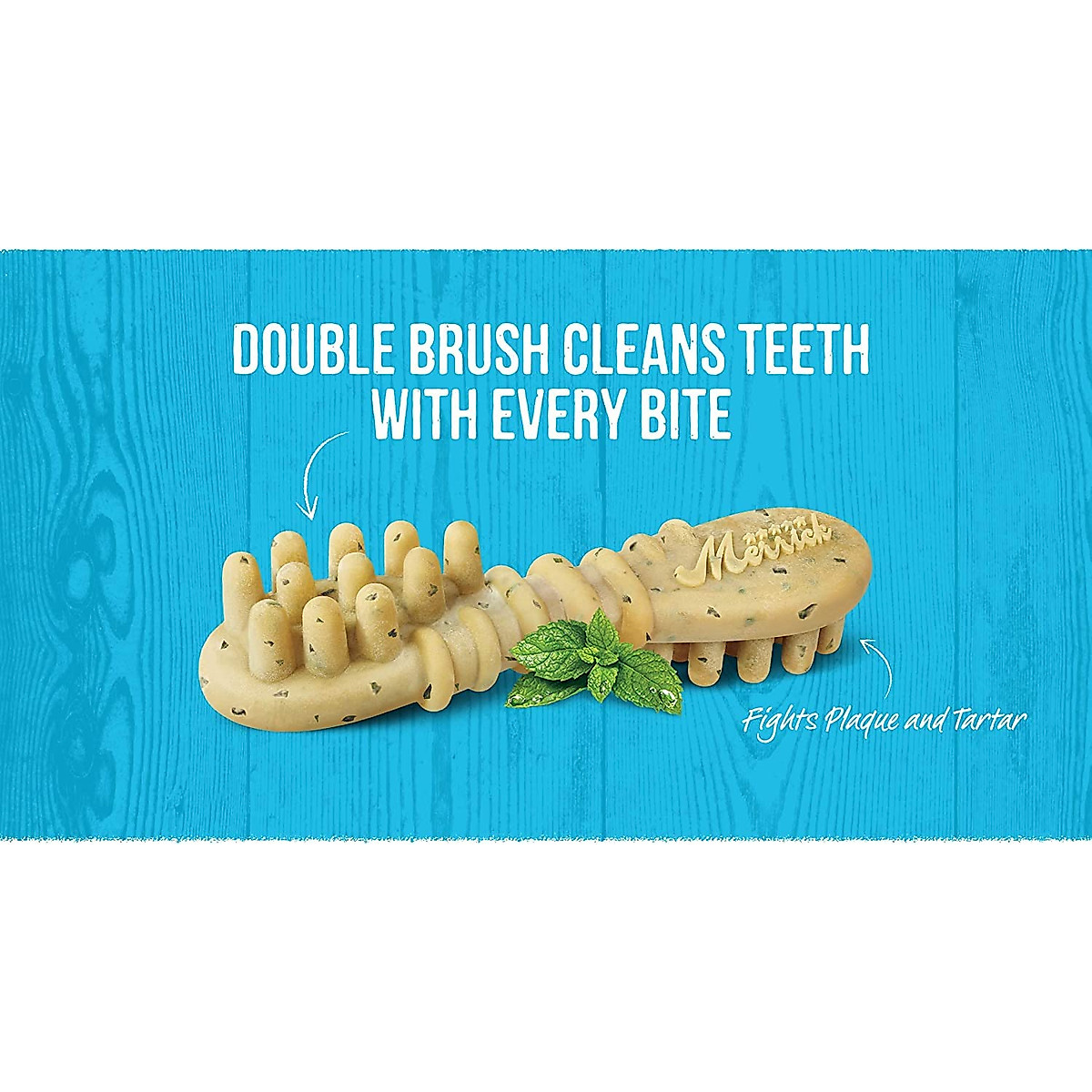 Aurora Pet Variety Pack (2) Merrick Fresh Kisses Double-Brush Large Dental Dog Treats (1) Coconut + Botanical Oils (1) Mint-Flavored Breath Strips with AuroraPet Wipes