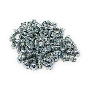 Self Tapping U-Drive Screw - Zinc Plated - 50 Pack - Made from Steel - 1/8" Width