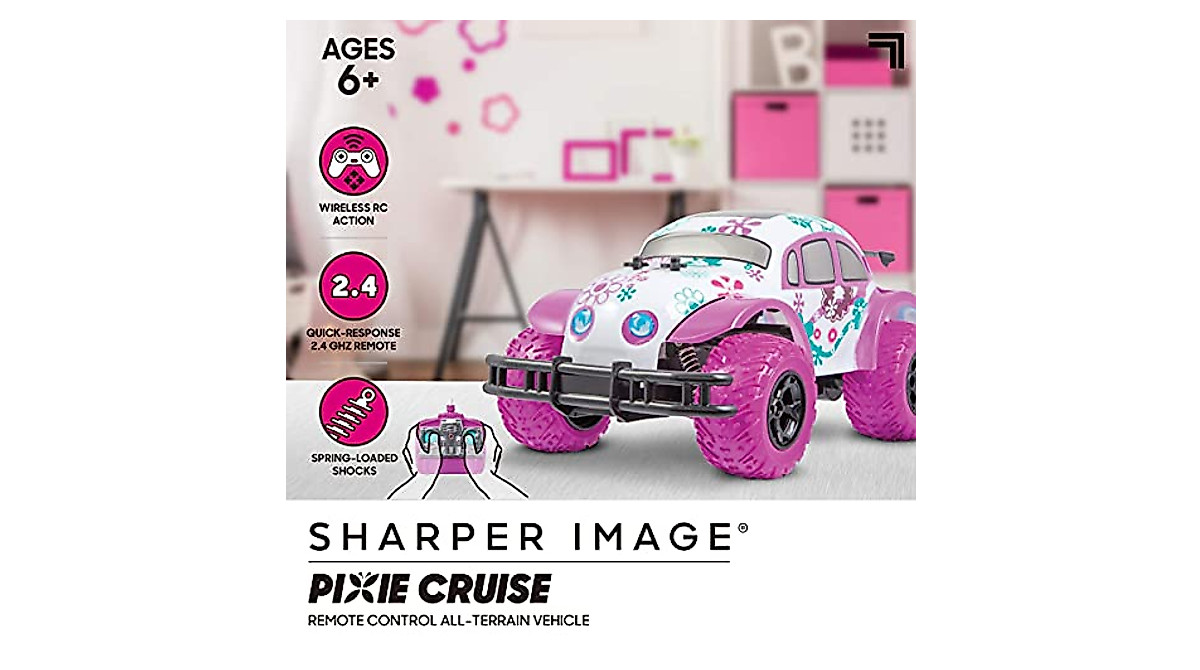 Sharper Image Pixie Cruiser RC Car for Girls - Off-Road Fun