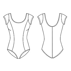 Mirella Women's Princess Seam Cap Sleeve Dance Leotard Lilac Small