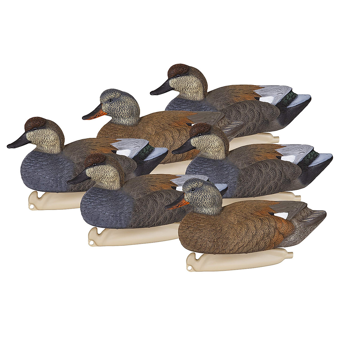 Flambeau Outdoors 5632MSU Masters Series - Gadwall - Floaters - 6-PK, Multi