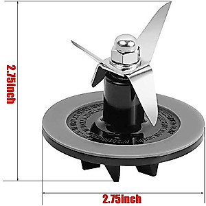 Replacement Parts Blender Blade Assembly with 2 Pieces Blender Gaskets,replacement parts for Cuisinart CBT-500, SB5600, CB600