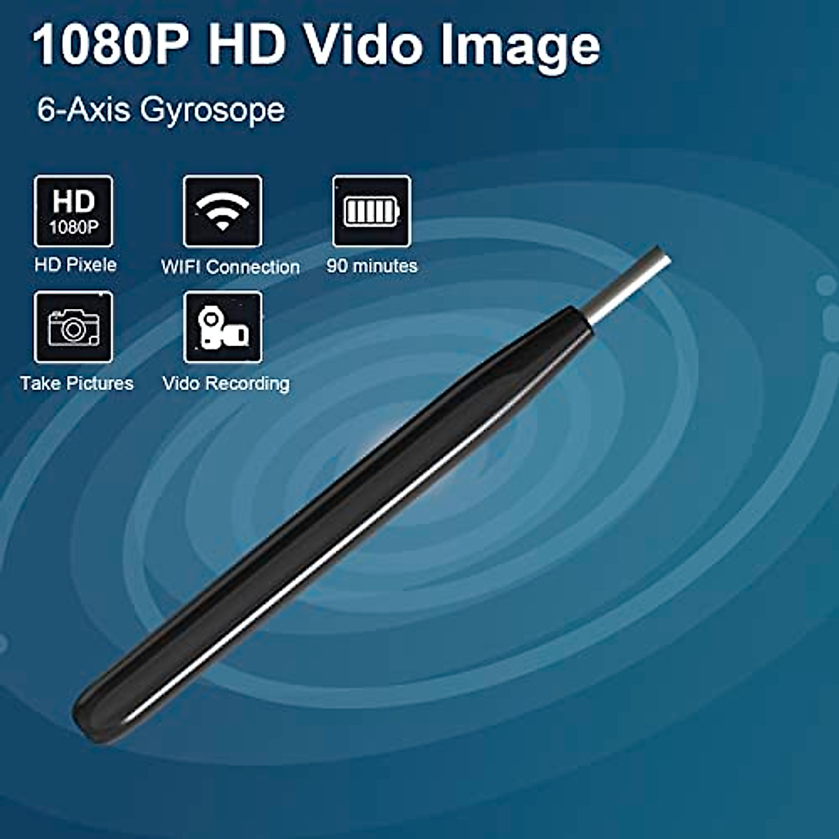 Earwax Removal with Camera 1080P HD Camera Otoscope Ear Camera and Wax Remover Ear Cleaning Kit Ear Wax Removers Wireless Ear Cleaner USB Digital Microscope Earwax Pick Accessories for Adults Baby