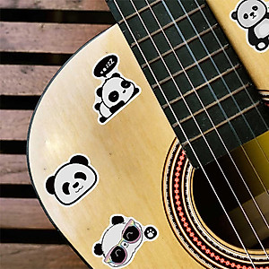 Panda Stickers |50 Pcs Panda Waterproof Vinyl Decals for Water Bottles Laptop Luggage Cup Computer Mobile Phone Skateboard Guitar Helmet Snowboard Décor