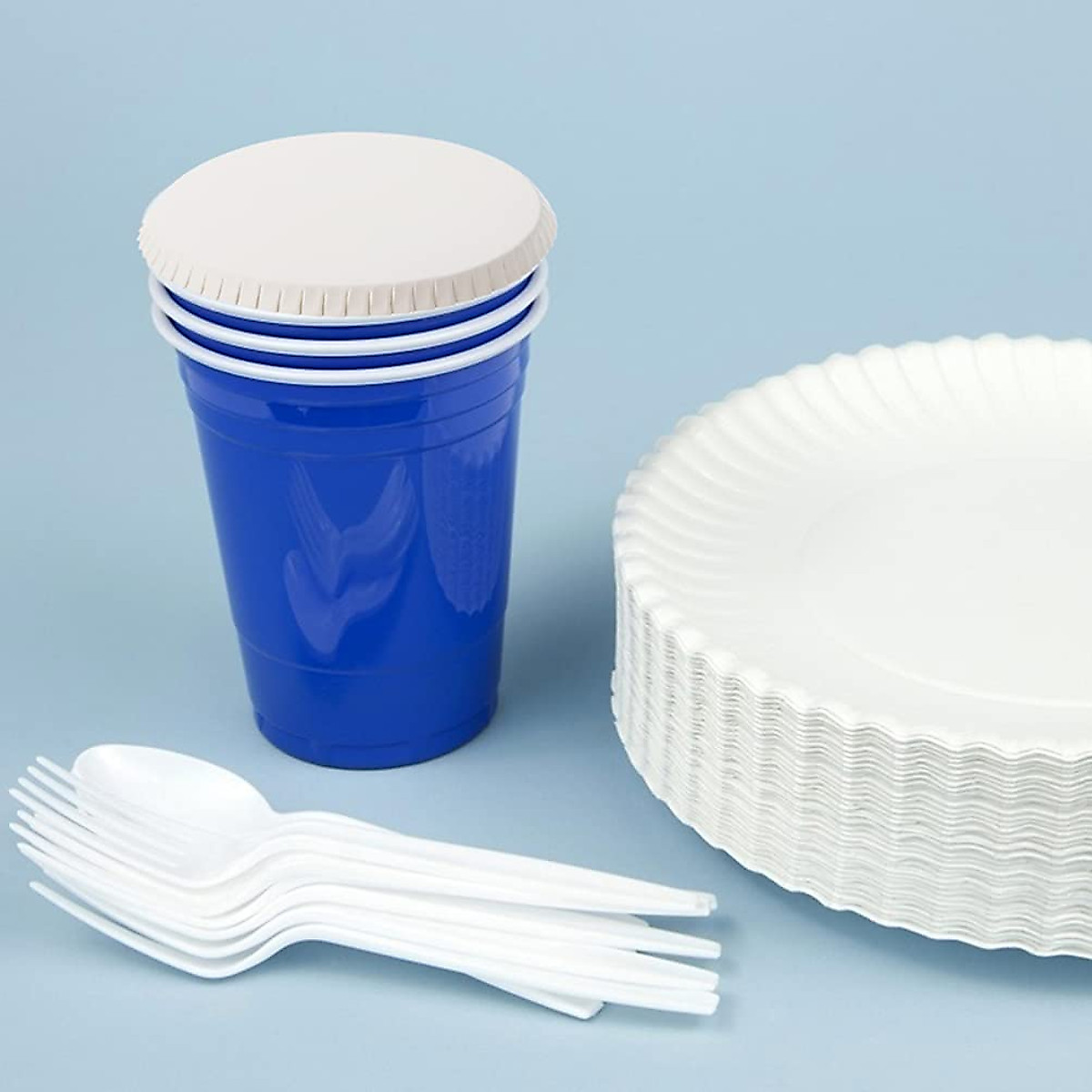 YARNOW Paper Mug Covers Cups with Lids 100Pcs Disposable Paper Cup Cover White Paper Drink Cup Lids Round Paper Coffee Cup Covers for Hotel Cafe Bar 7.5CM Ice Cream Cups with Lids Ice Cream Cups