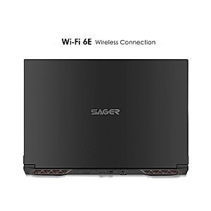 Sager 2023 NP6251C Gaming Laptop, 15.6 Inch FHD 144Hz, Intel i9-13900H, RTX 4050 6GB, 64GB RAM, 2TB Gen4 NVMe SSD, Win 11