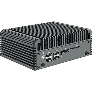 CWWK AlderLake-N100 5-Port Firewall Appliance with i226-V, DDR5 Slot, 2.5G RJ45 Network Port, 4K Display Outputs, M.2 NVMe Slots, SATA3.0, USB2.0, TPM Compatibility, Mini PC (N100-5L-16G/256G)