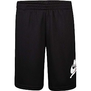 Nike Boy`s Air Jordan Jumpman Classics Shorts (Black(95A126-023)/Gym Red/White, Large)