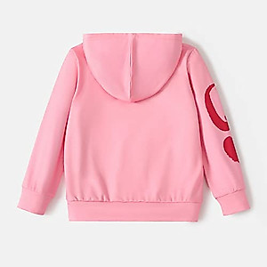 L.O.L. Surprise! Girls Tops Hoodies Long Sleeve Fashion Sweatshirts Pullover Hooded Girls Clothes Pink
