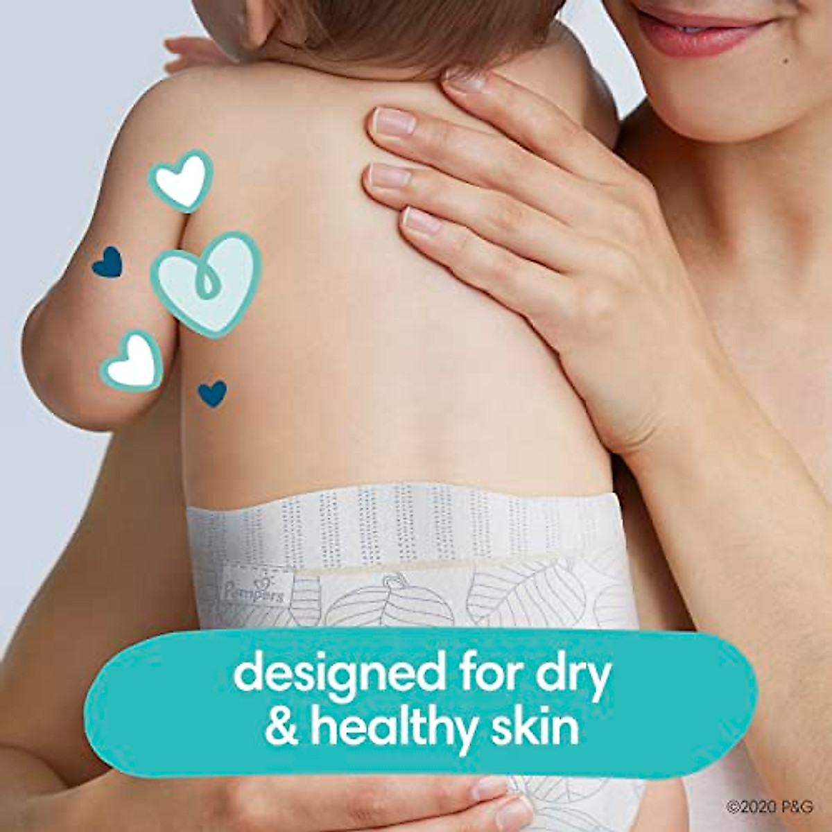 Diapers Size 2, 186 Count - Pampers Pure Protection Disposable Baby Diapers, Hypoallergenic and Unscented Protection (Packaging & Prints May Vary)