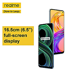 Realme 8 5G Dual SIM 128GB ROM + 6GB RAM (GSM Only | No CDMA) Factory Unlocked 5G/LTE Smartphone (Supersonic Blue)-International Version