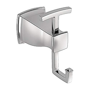 MOEN Hensley Double Robe Hook with Press and Mark in Chrome
