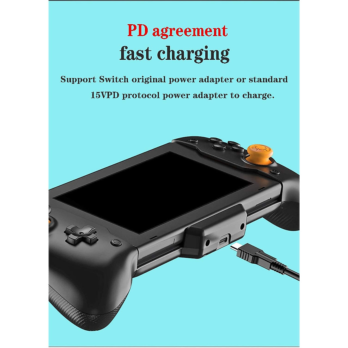 DOBE FOMIS ELECTRONICS TNS-19252 switch controller Plug and Play for N- Switch Charge and Play Games at Same time with six-axis Gyroscope Gravity Sensing Dual-Motor Vibration (19252)