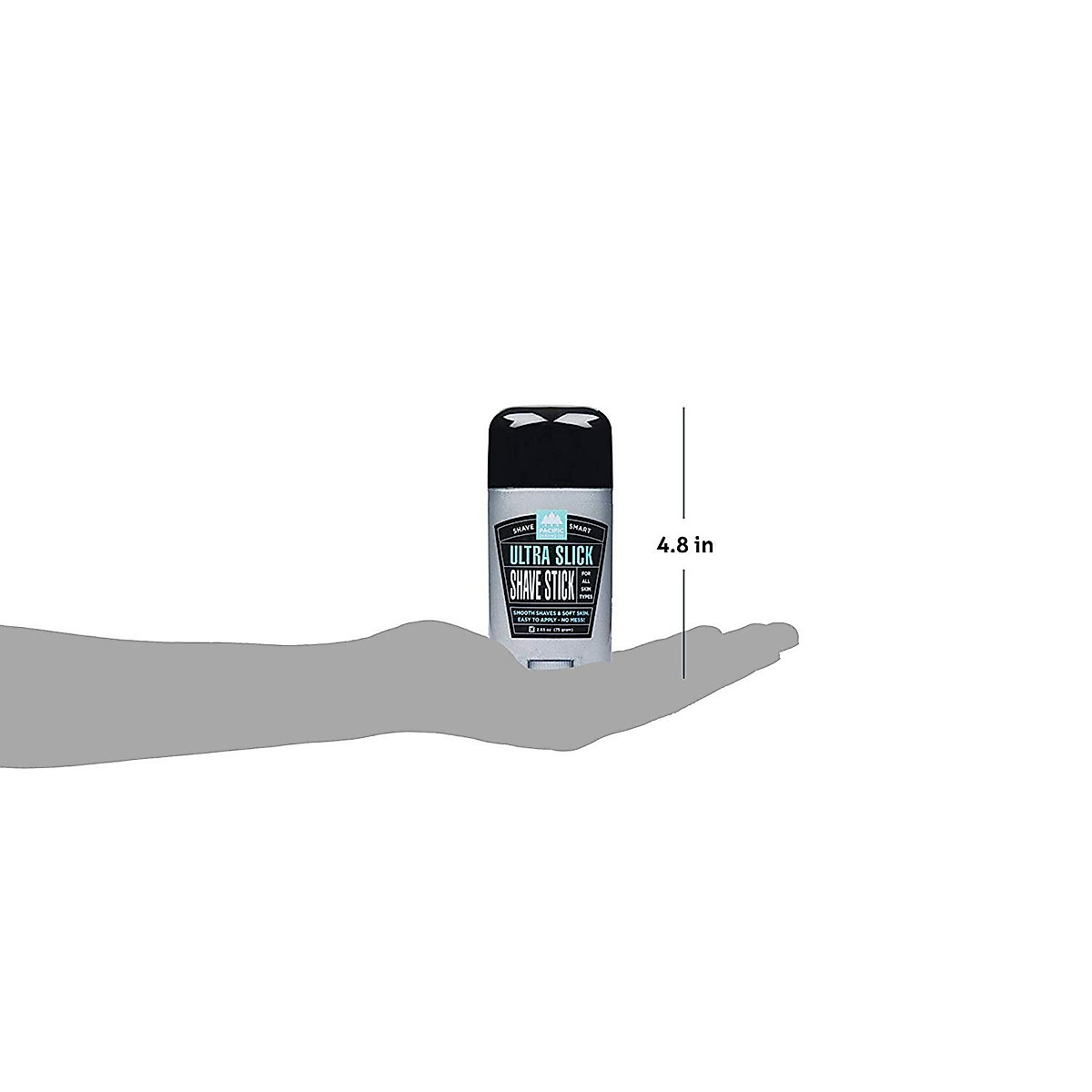 Pacific Shaving Company Ultra Slick Shave Stick - Easy Apply, No Mess, Smooth Shaves & Soft Skin, TSA Friendly, All Skin Types, With Safe and Natural Ingredients, 75 gm (3-Pack)