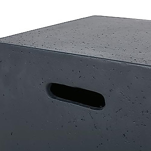 Christopher Knight Home Caroline Outdoor Fire Pit, Dark Gray