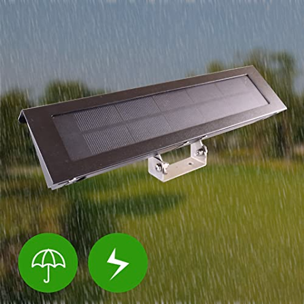 Solar Lights Outdoor for House Numbers - Black Aluminum Adjustable Angle Outdoor Solar Light for Address Sign Plate - Wall Light for Home,Garden,Patio and Yard