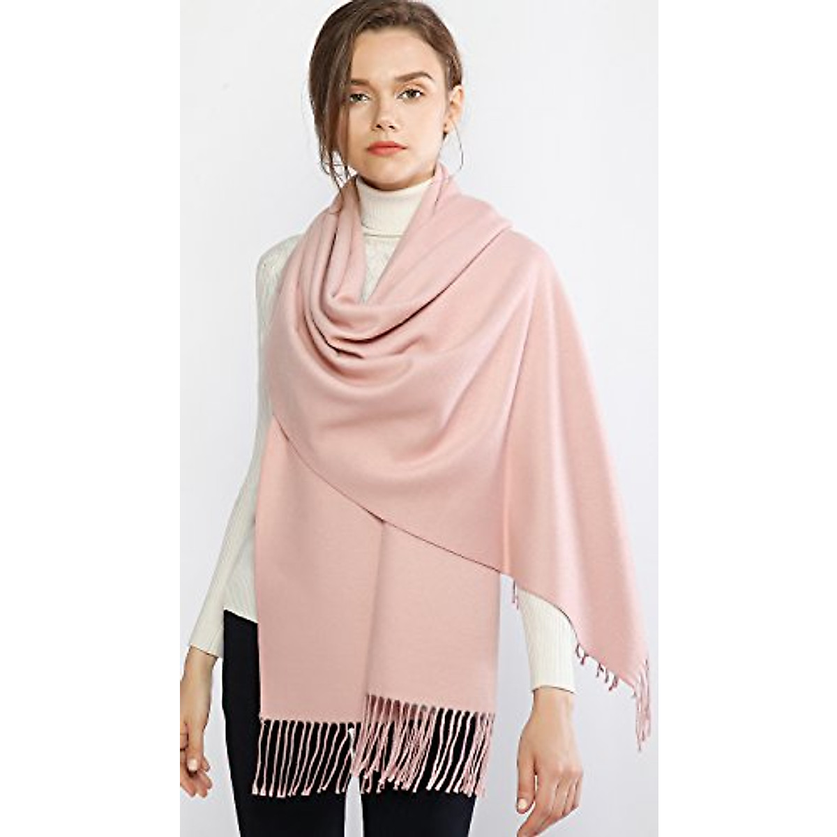 RIIQIICHY Pashmina Shawls and Wraps for Evening Dresses Scarfs for Women Fall Winter Travel Blanket Scarf Large Warm Scarves