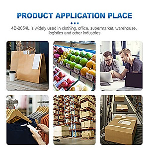 Thermal Barcode Shipping Label Printer Support Amazon Ebay PayPal Etsy Shopify Shipstation Stamps.com Ups USPS FedEx DHL Support Windows Mac, Roll & Fanfold Thermal Direct Label 4x6 inch Micmi