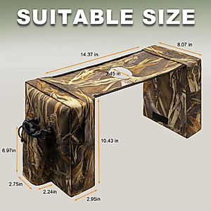 SUHU ATV Saddle Bags ATV Tank Bags Motorcycle Tank Bags Waterproof Cargo Pocket Tank Storage Bags for ATV UTV Snowmobile 4 Wheeler Motorcycle Bicycle Accessories