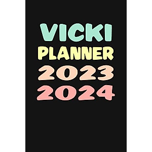 VICKI: Custom Name Weekly Planner 2023-2024
