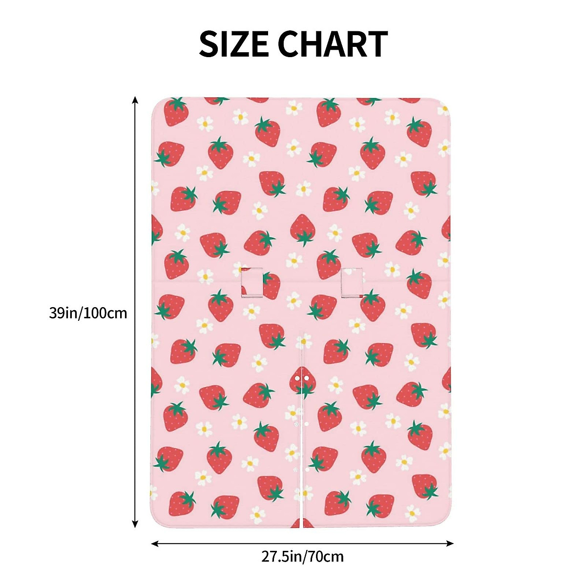 KiuLoam Strawberry Flowers Baby Car Seat Canopy, Nursing Cover for Mom Breastfeeding Scarf, Infant Car Seat Cover/Multiuse Baby Stroller Covers for Babies Boys Girls