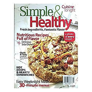 CUSINE TONIGHT SIMPLE AND HEALTHY MAGAZINE, DISPLAY UNTIL APRIL 7, 2014